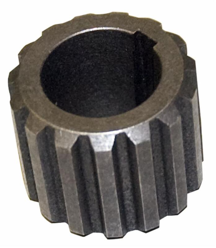 GIUNTO CALETTATO A 15 DENTI DIAMETRO 28x25 mm. PER POMPE IDRAULICHE ...