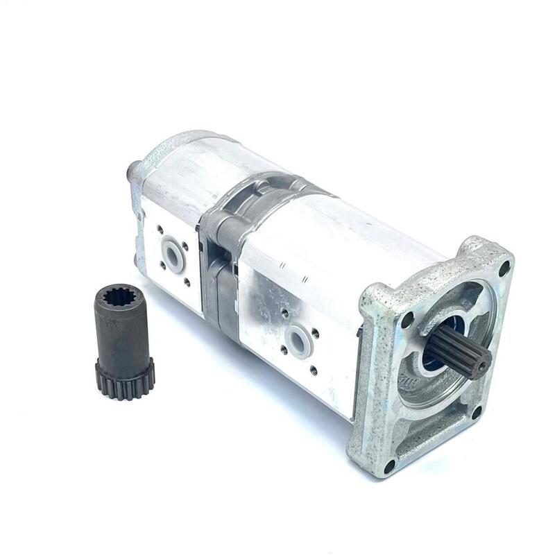 TANDEM HYDRAULIC PUMP 28+11 cc. WITH KEYED JOINT: Massey Ferguson ...