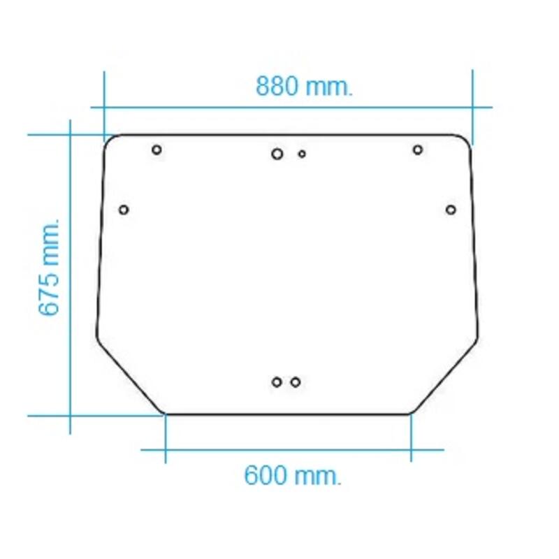 REAR WINDOW: CNH Originale FIAT - 48034289 - Buy at the best price