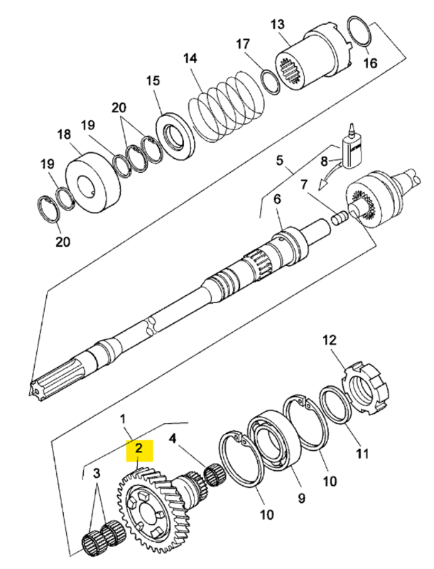DUAL TRACTION TRANSMISSION GEAR: LANDINI - 3650505M1 - Buy at the best ...