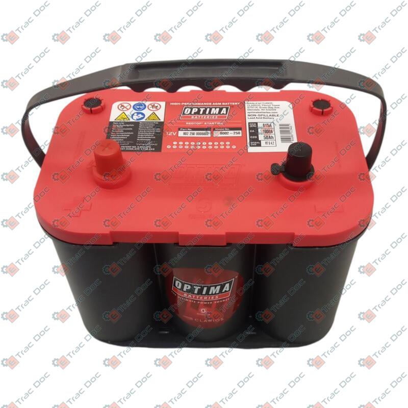 OPTIMA RED BATTERY 50AH 815A RTC-4.2: AFTERMARKET - 802250 - Buy at the ...