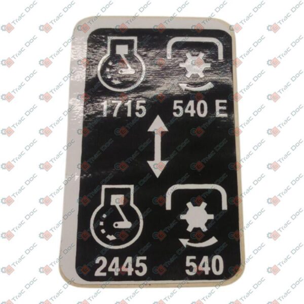 PTO SELECTOR CONTROL STICKER: ANTONIO CARRARO - 35115240 - Buy at the ...